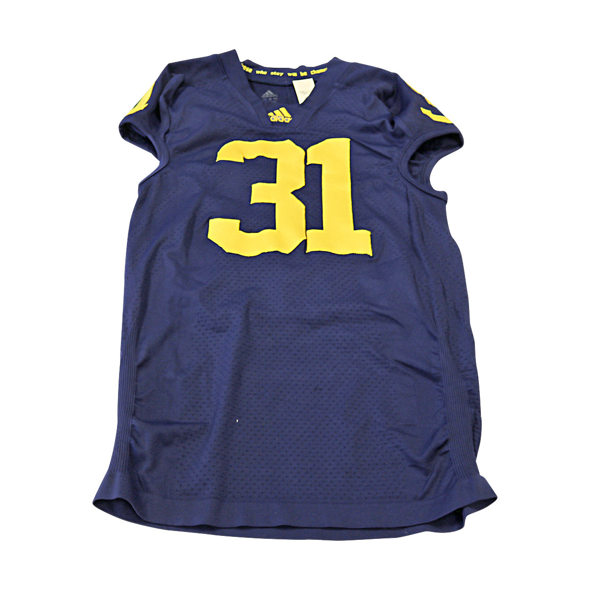 Christopher Smith Michigan Wolverines Team Issued 2011 Blue Alternate ...
