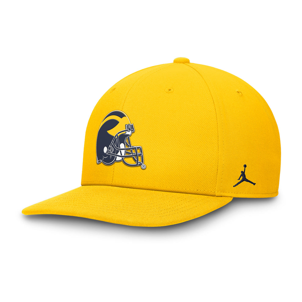Michigan Wolverines Jordan Helmet Maize Flex Hat – The M Den Shop