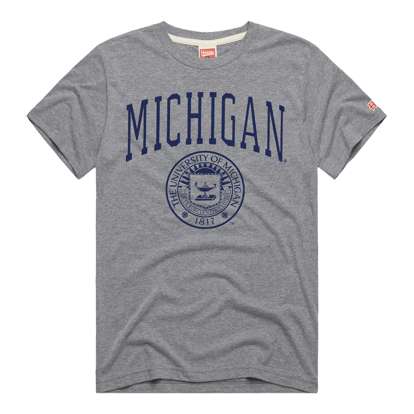 Homage University of Michigan Collegiate Crest T-Shirt – The M Den Shop