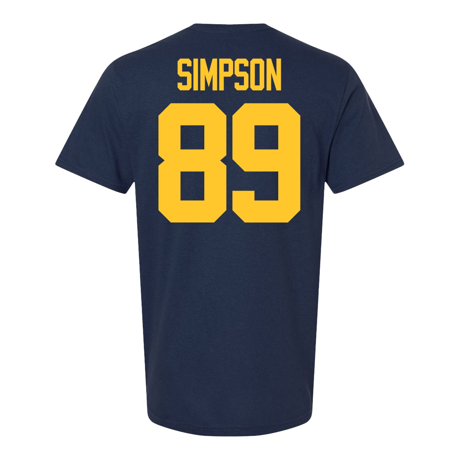 Michigan Wolverines #89 Anthony Simpson Student Athlete Blue Football ...